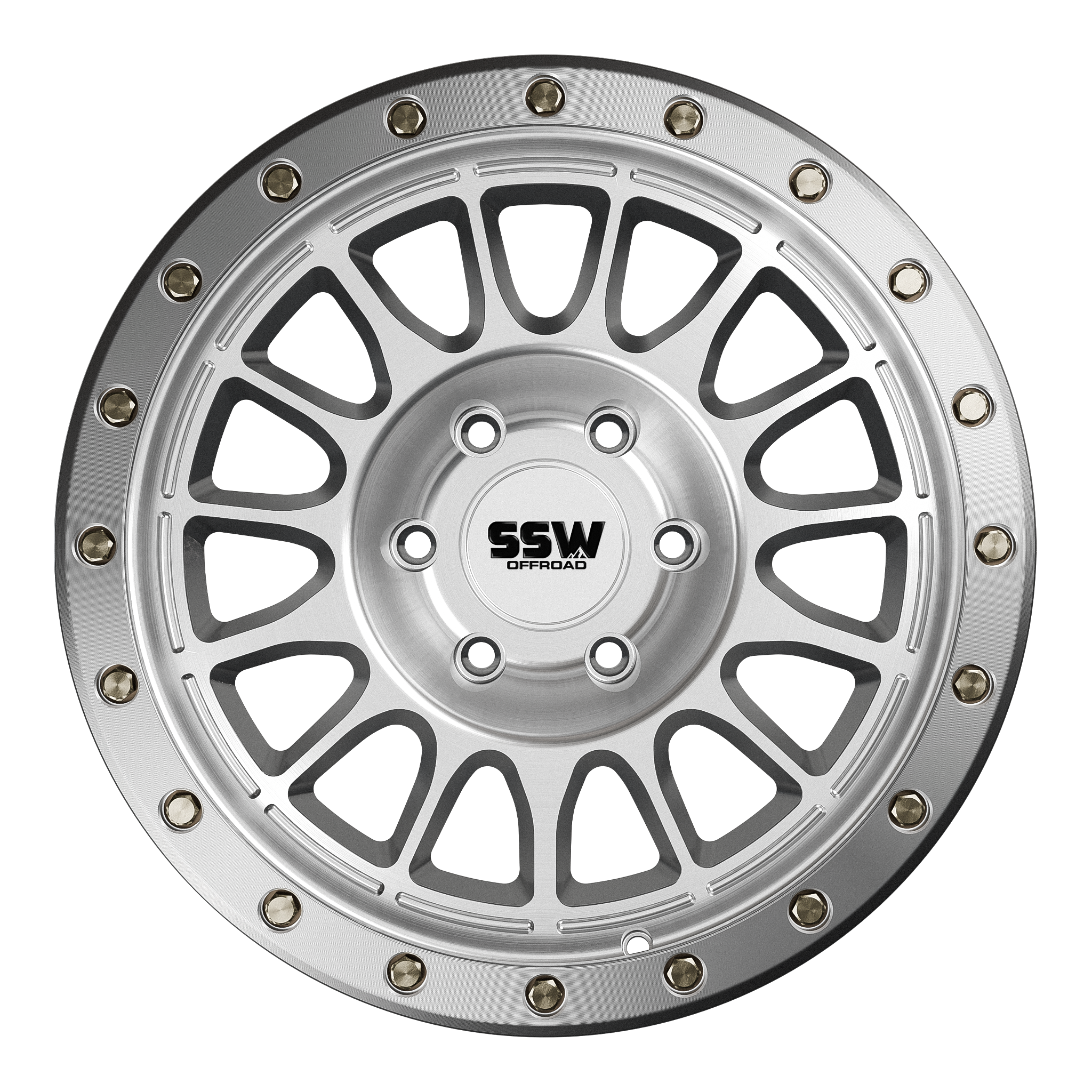 SSW Offroad Dakar Evo - Machined Silver (17X9.0 +0)