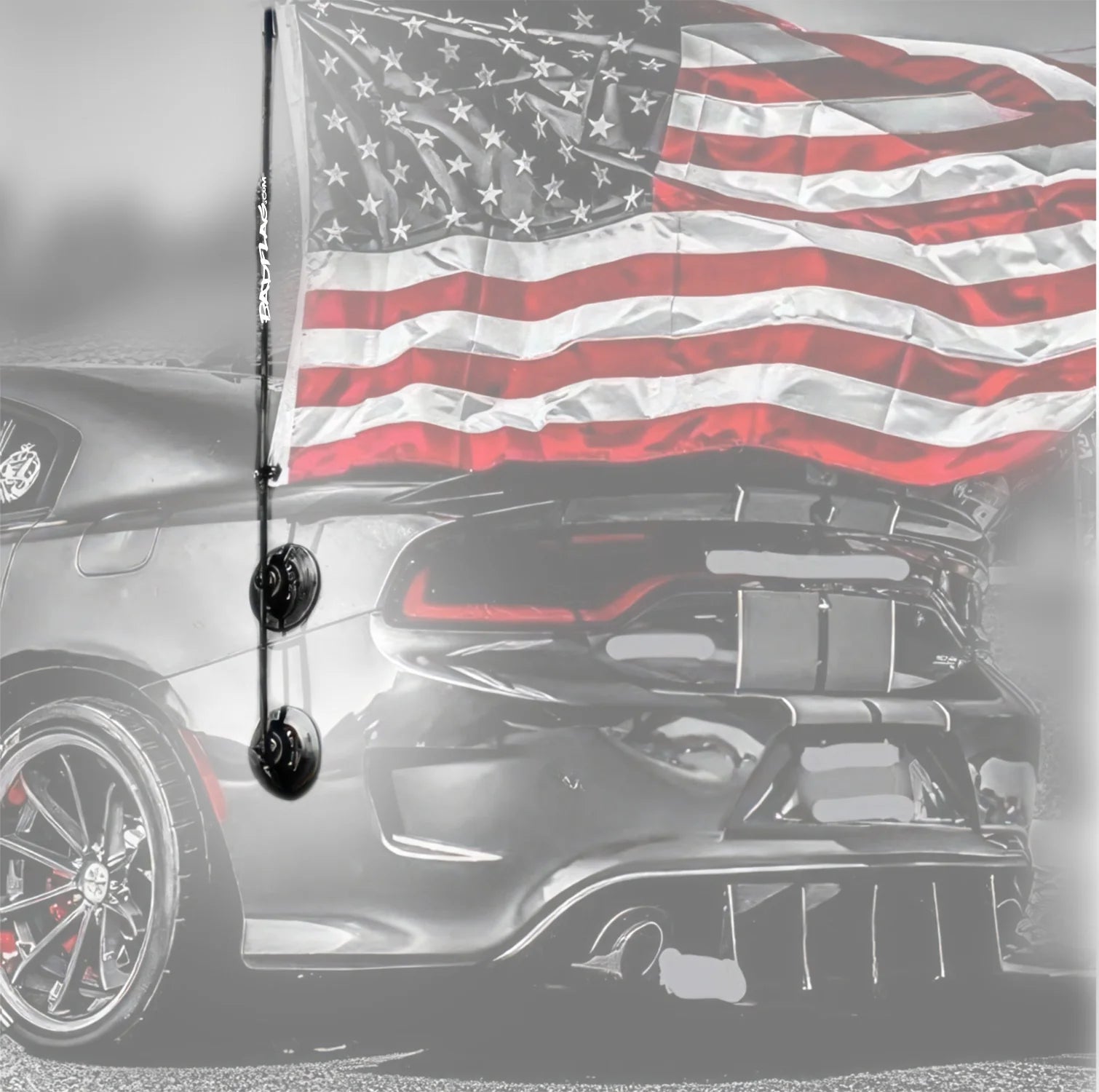 BadFlag Pole and Hardware | Aspire Auto Accessories