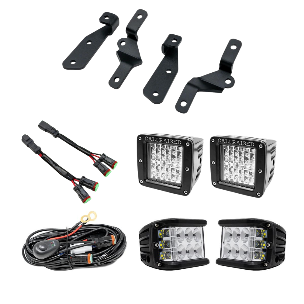 Cali Raised LED Ditch Light Mount Kit for Ford Bronco Raptor (2021-202