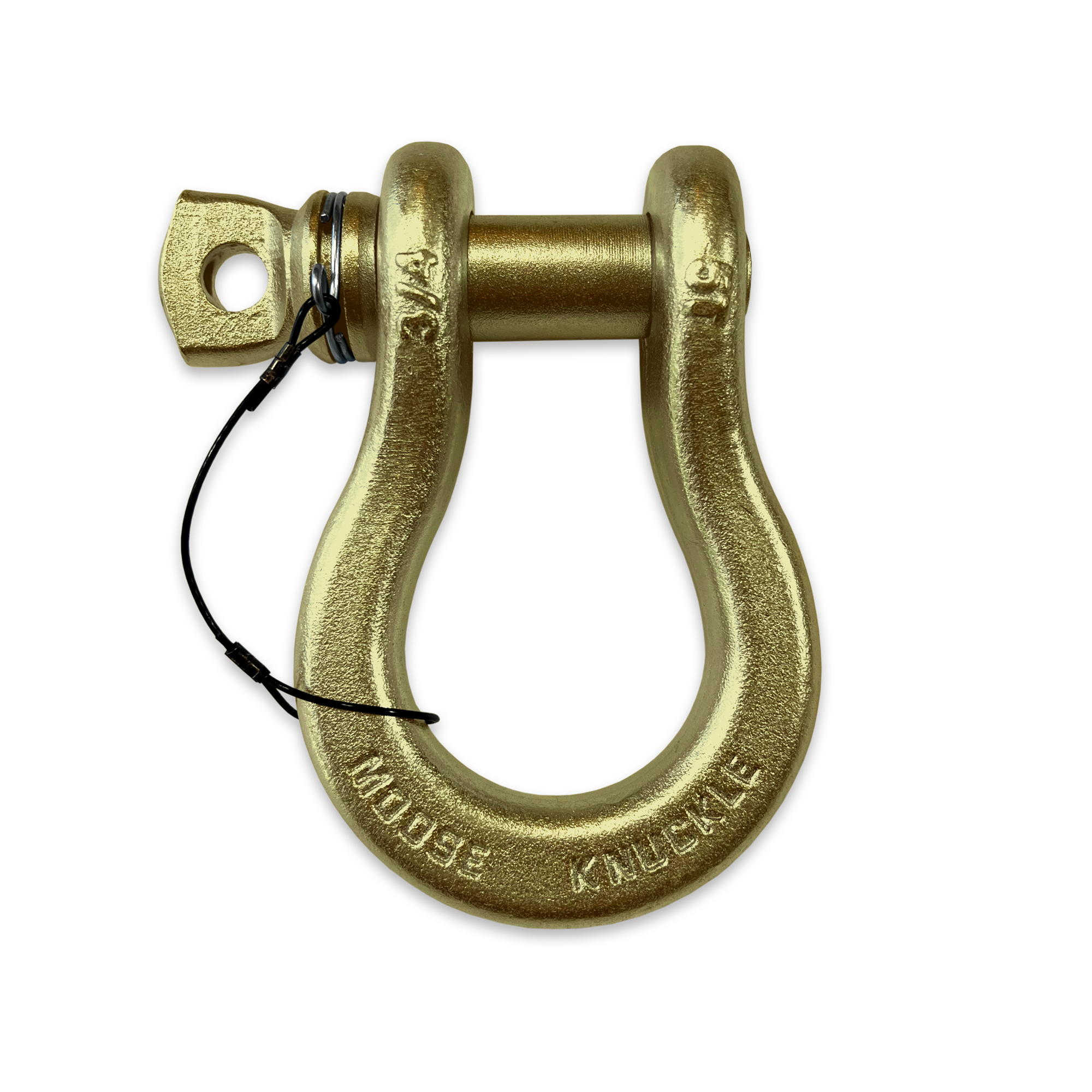 Brass B'oh Recovery Spin Pin Shackle 3/4