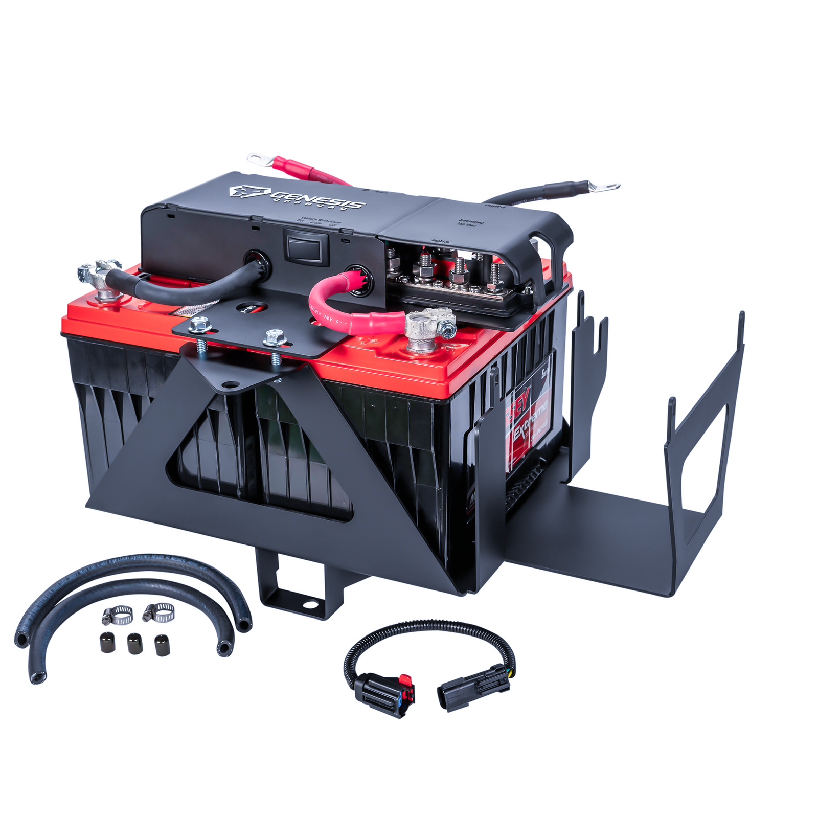 Genesis Offroad Dual Battery System for Jeep Wrangler JK (2007-2018)