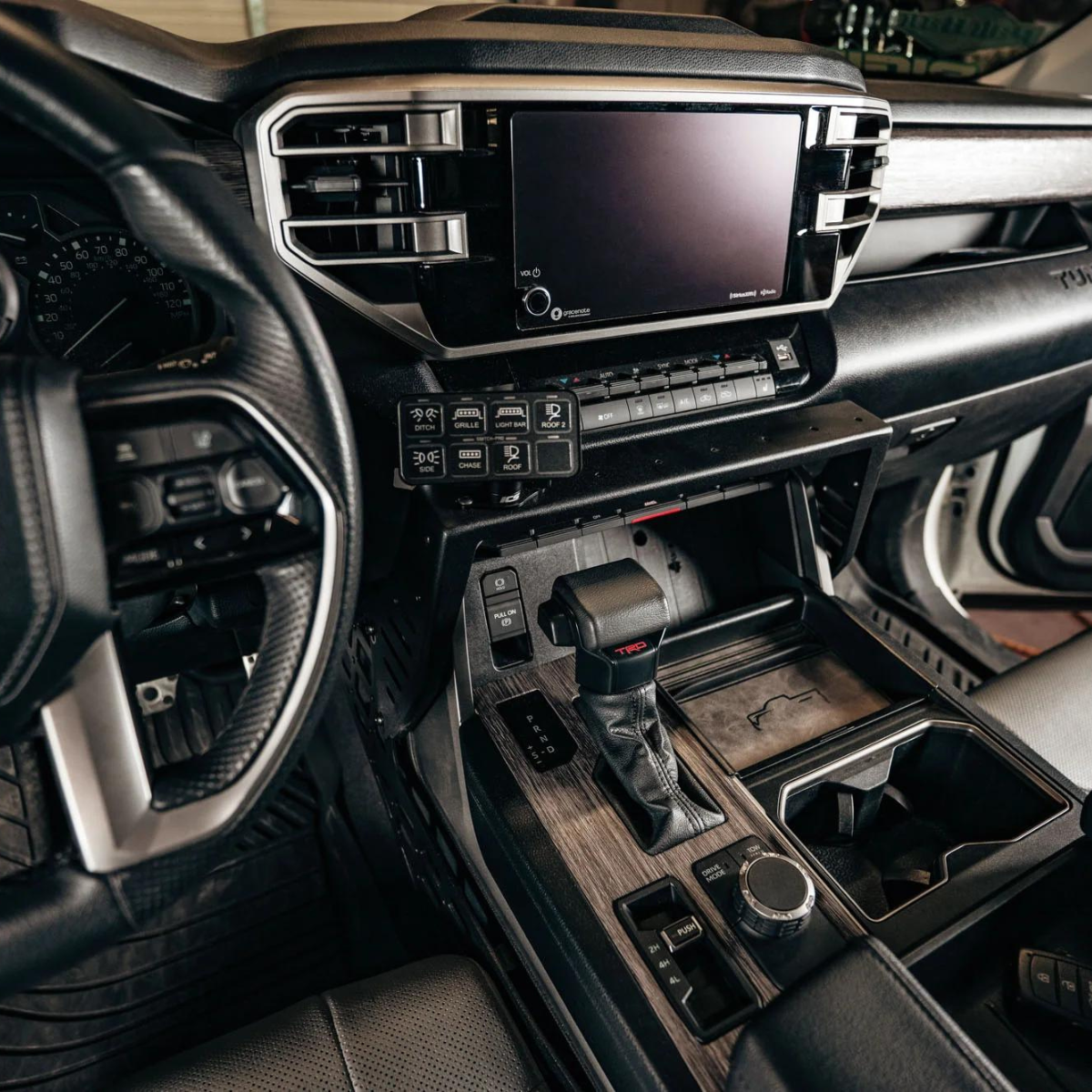 Rago Fabrication Center Console Molle Panel & Device Bridge for Tundra ...