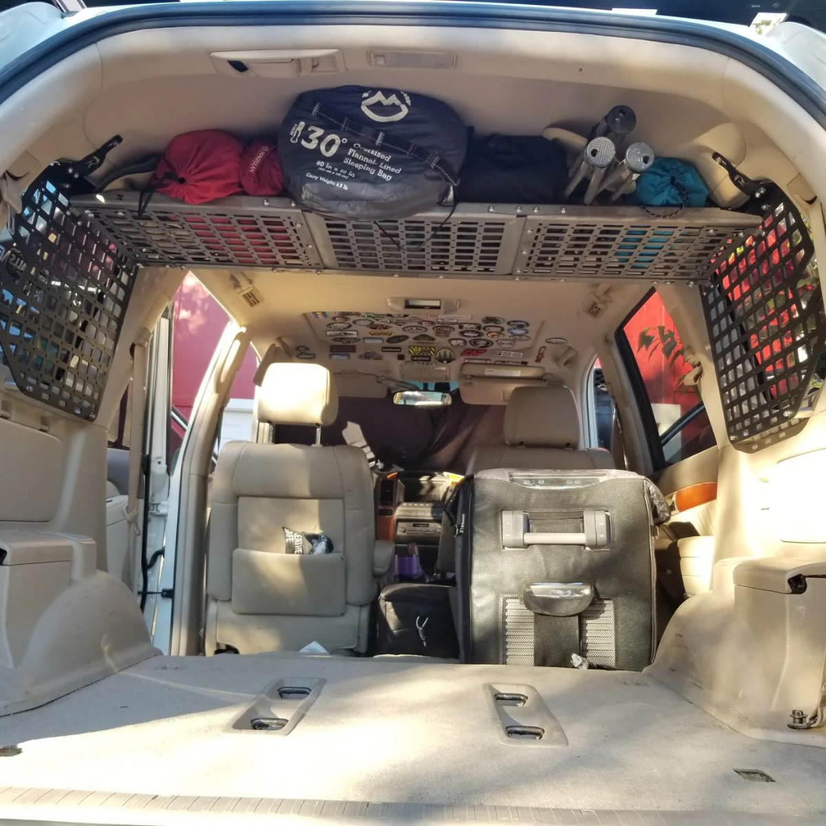Rago Fabrication Molle Storage Panel Shelf for Lexus GX 470 (2003-2009