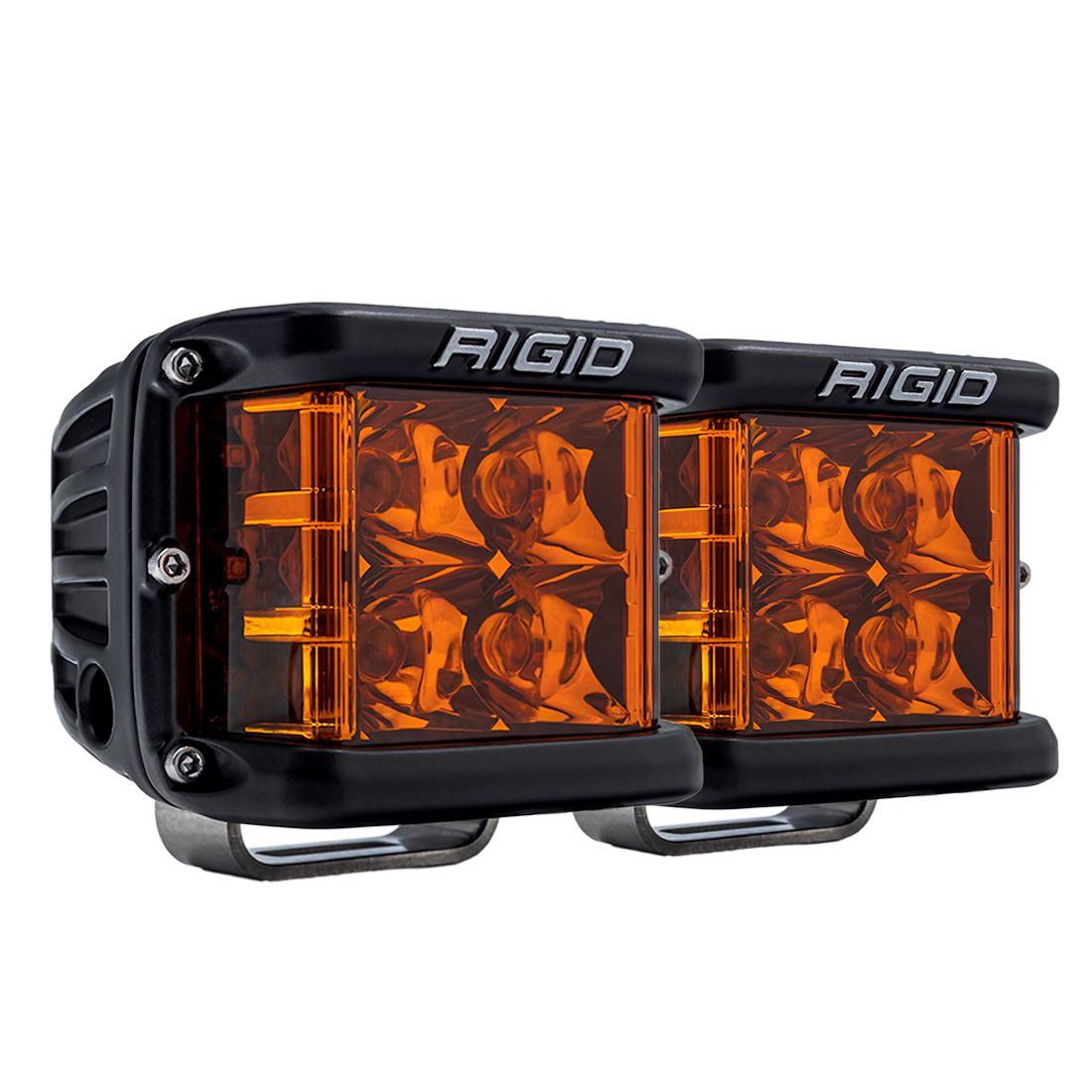 Rigid D-SS Amber Pro Lens Spot Optic LED Light Pods | Aspire Auto ...