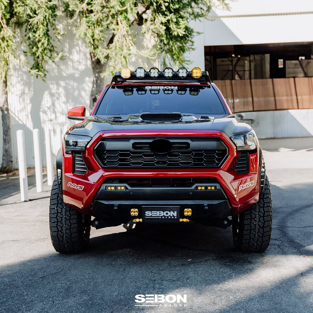 Seibon Carbon Fiber TS-Style Hood for Tacoma (2024+)/4Runner (2025 ...