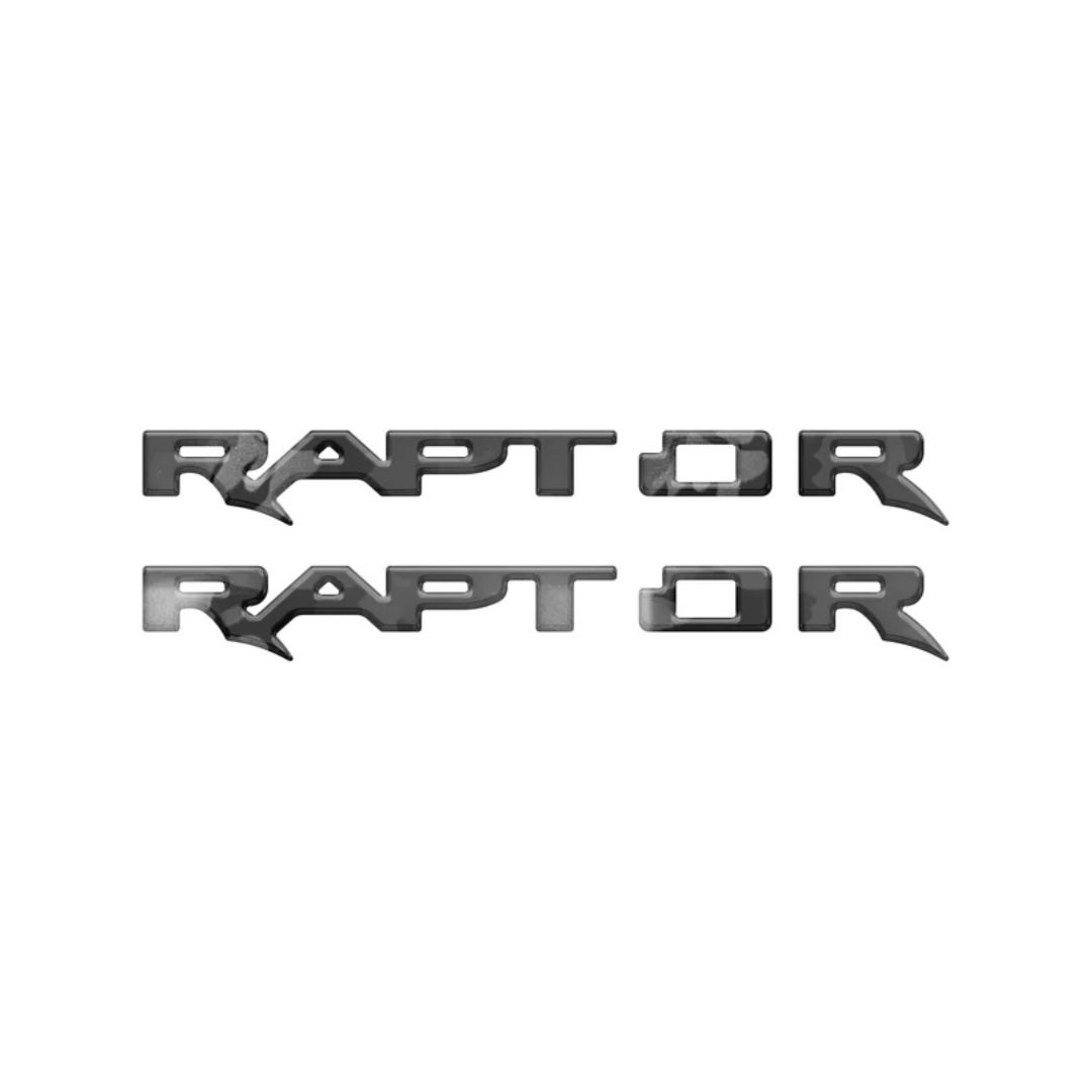 Tufskinz Raptor Running Board Emblem Overlays for Ford Ranger (2024-20