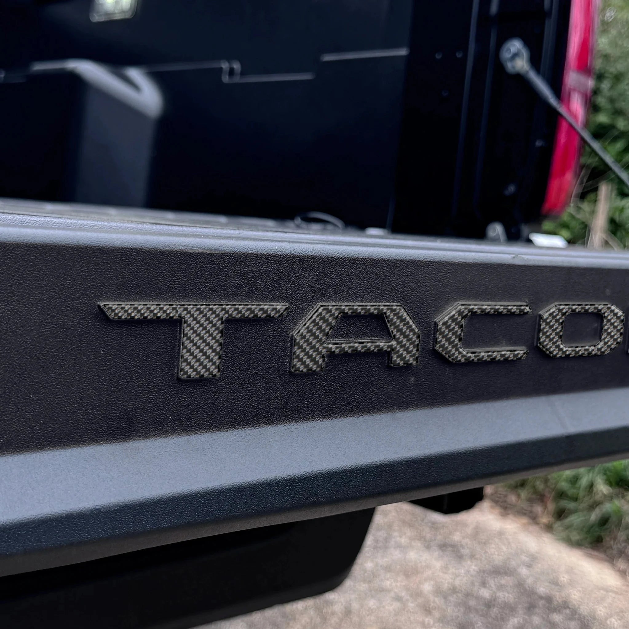 Tufskinz Bed Rail Letter Overlays for Tacoma (2024-2025) | Aspire Auto ...