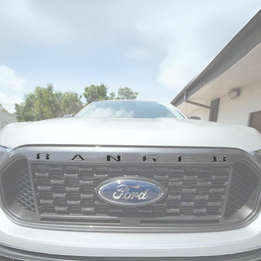 Tufskinz Front Grill Letter Inserts for Ford Ranger (2019-2023 ...