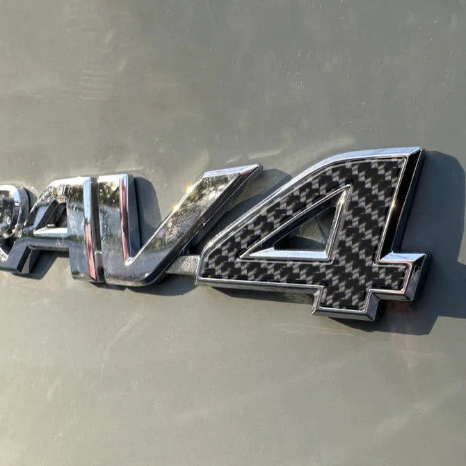 Tufskinz Rear Emblem "4" Letter Inserts for Rav4 (2019-2024) | Aspire ...