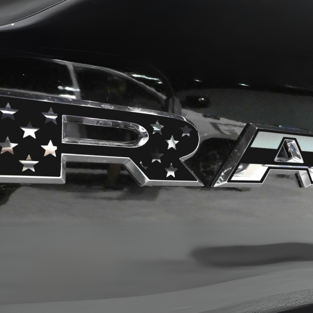 TVD Premium Cast Die-Cut Vinyl Flag Door Decals for RAM (2019-2025 ...