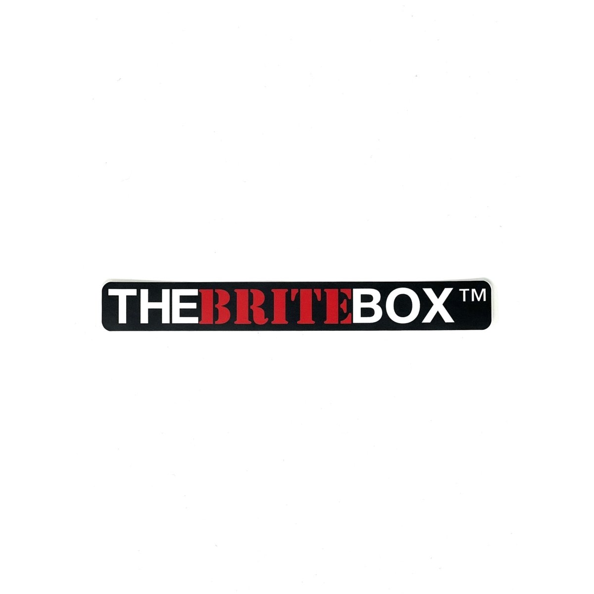 The Brite Box Black Sticker | Aspire Auto Accessories