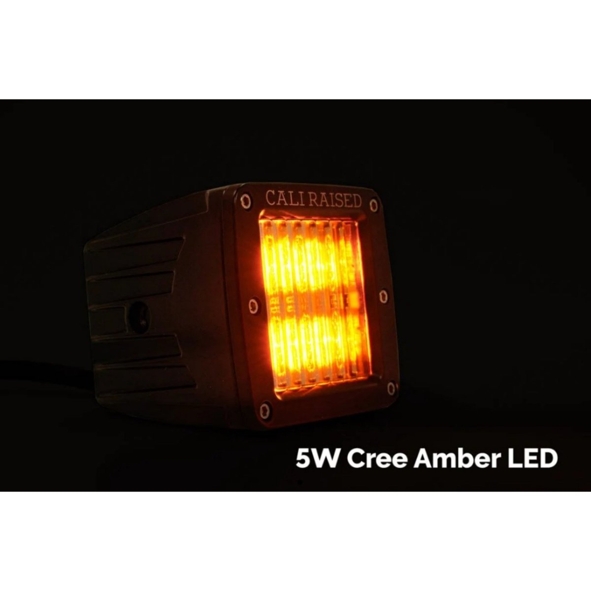 Cali Raised LED 3X2 18W Amber LED Pod