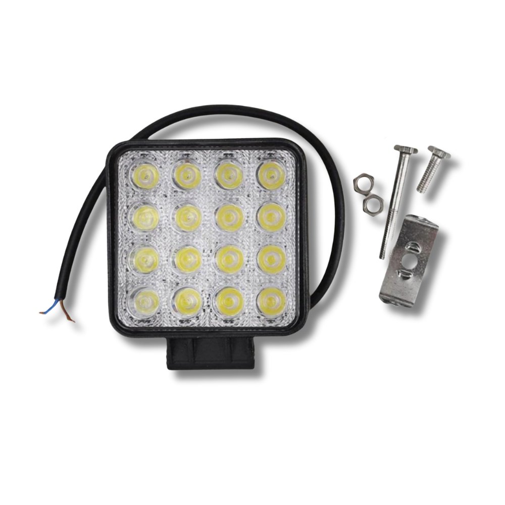 Cali Raised LED 48W Square Work Light