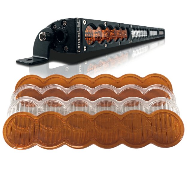 Extreme LED X6S Light Bar Lenses | Aspire Auto Accessories