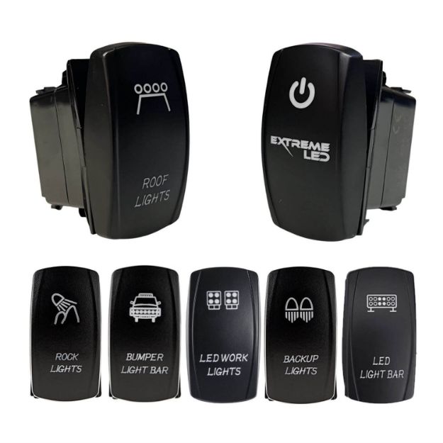 Laser Engraved LED Rocker Switches | Aspire Auto Accessories