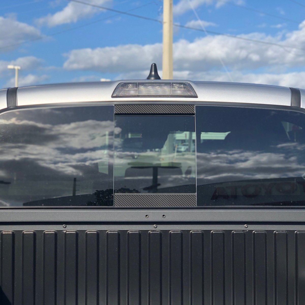 Tufskinz Rear Power Sliding Window Accent Trim for Tacoma (2016-2023 ...